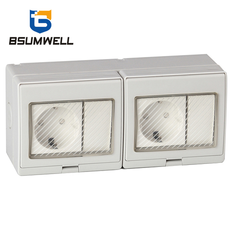 PS-2SRS 2Gang Switch 2Gang Socket - Buy 2Gang Socket, waterproof socket ...