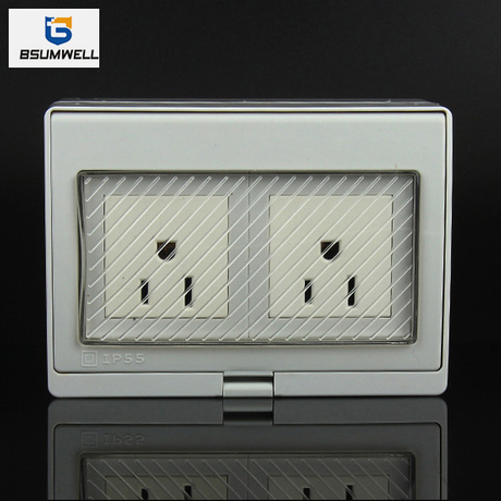 PS-2AM 2 Gang Socket - Buy 2 Gang power Socket, American power socket ...