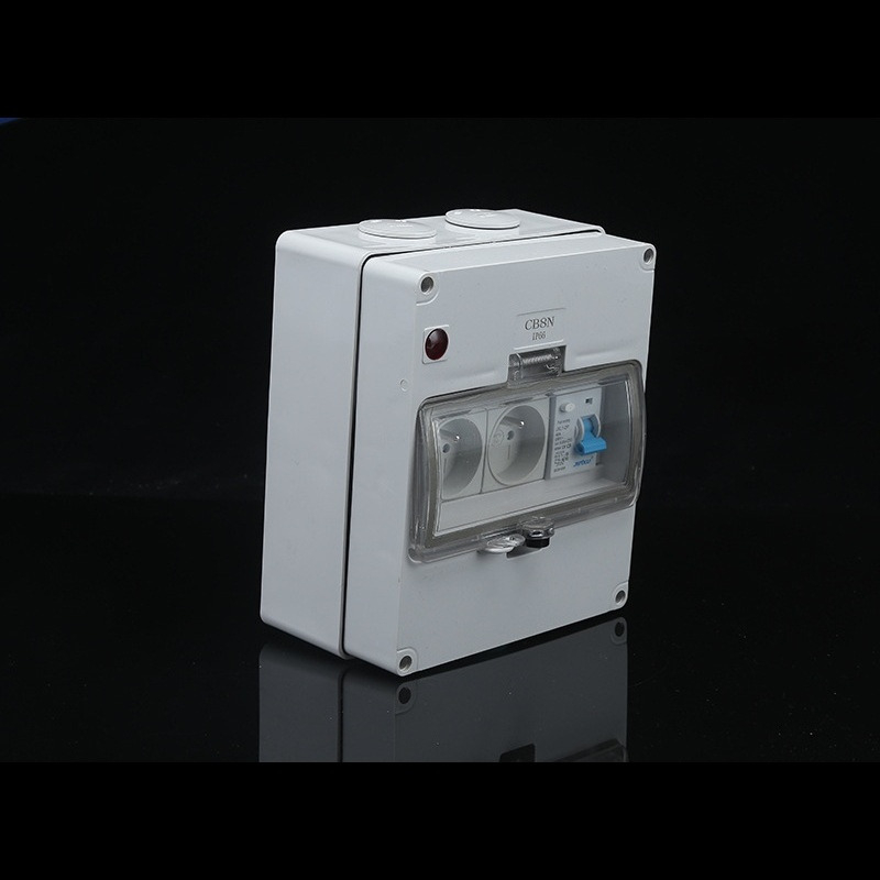 Lockable French Socket DB Box 8-Way MCB IP66 Weatherproof with Dual ...