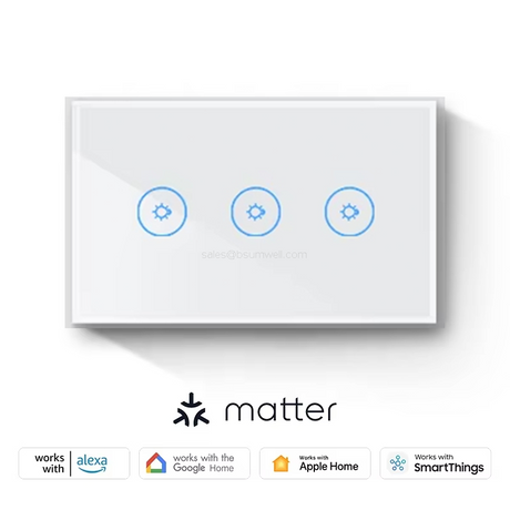 New Matter Light Switch Wifi Apple Home Alexa Google SmartThings APP ...