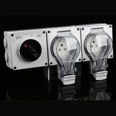 Superior Choice Versatile IP66 1-Gang Switch + 2-Gang Multi-function ...