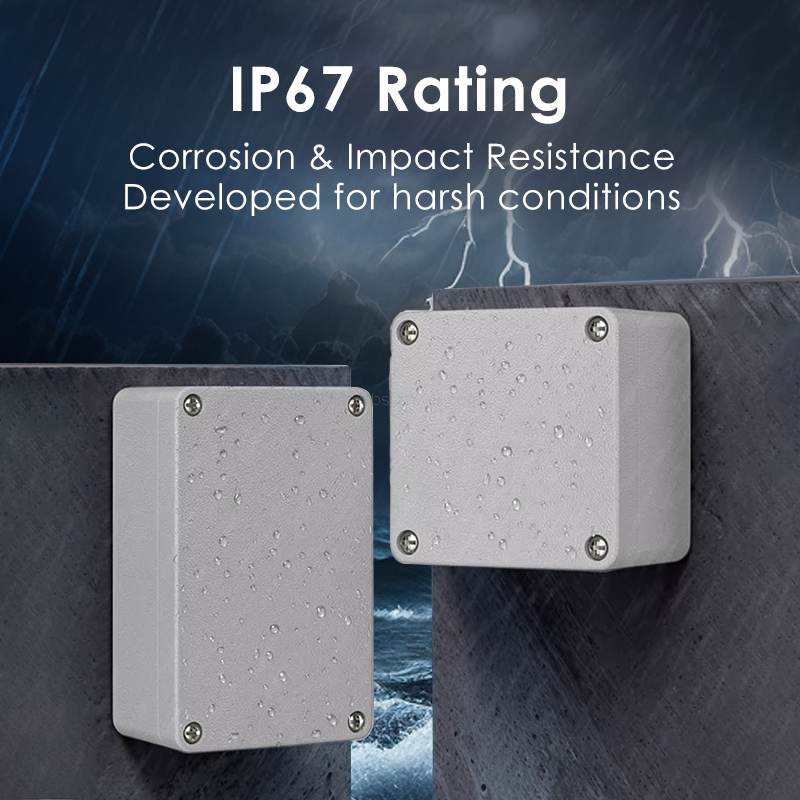 PS-AL Series IP67 Waterproof Aluminum Junction Box Custom Outdoor ...