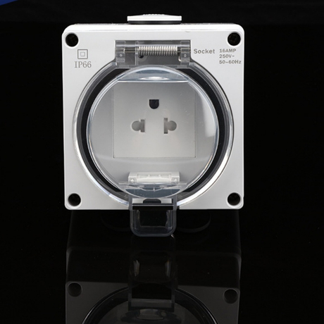 1 Gang US IP66 Waterproof Outdoor Socket 16A-250V / RCD & Switch ...