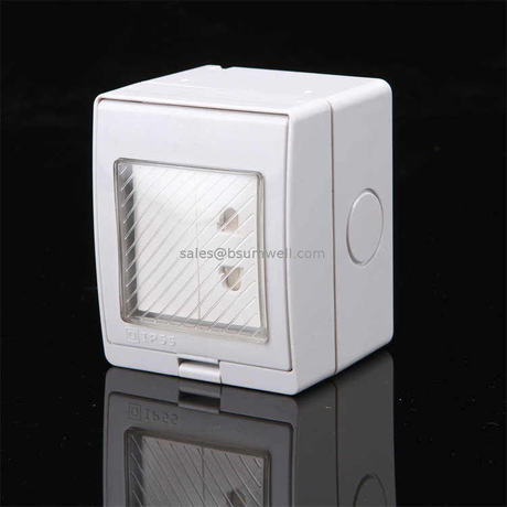 Electrical Waterproof Weatherproof IP55 1 Gang Socket Industrial Plug ...