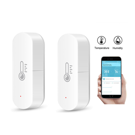 Smart Home Automation Wireless Zigbee Temperature Humidity Sensor ...