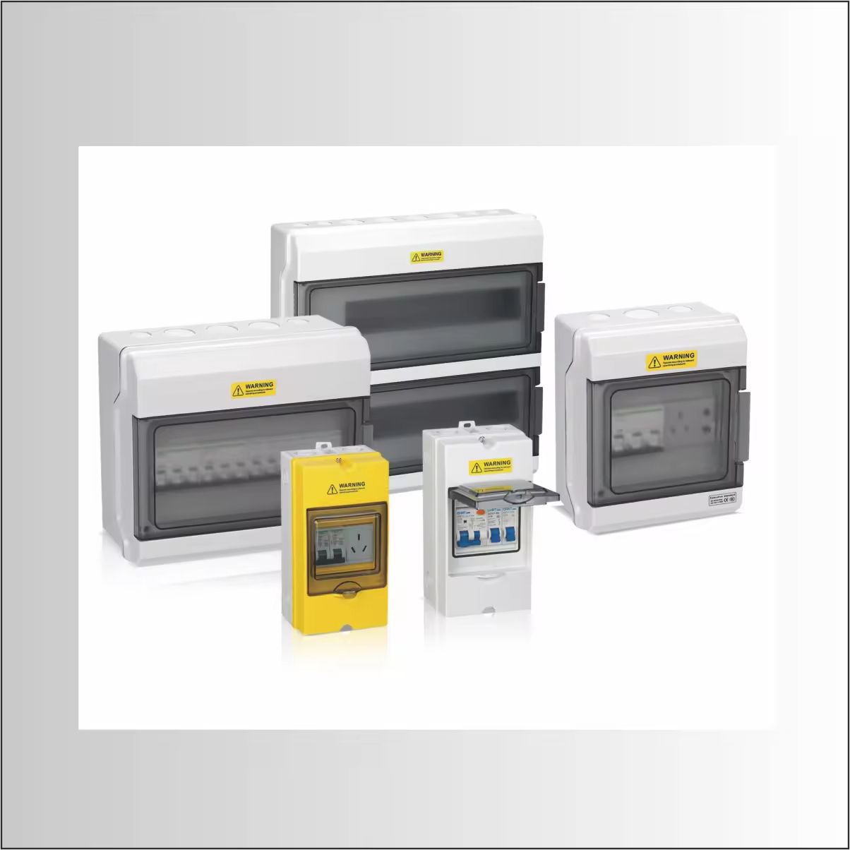 Din Rail MCB Housing Rail Box Distribution 18 Way Ip66 Waterproof Mcb ...