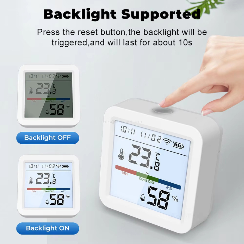 Wireless Thermometer And Hygrometer Sensor Wifi Temperature And ...