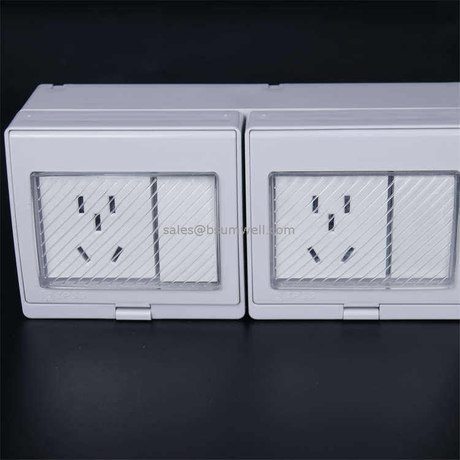 CE Certification 2 Gang Switch 2 Gang Socket Outdoor Waterproof IP55 ...