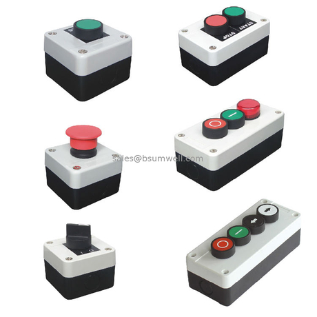 1 Way White Yellow Color Empty Switch 12mm Switch Power Push Button ...