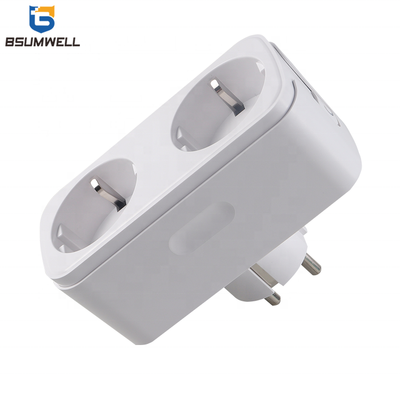 Newest 16A 2Pin Round European standard Electric power Wifi smart plug ...