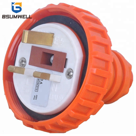 56p313 uk type 250V 13A 13amp 13 AMP waterproof industrial plug with CE ...